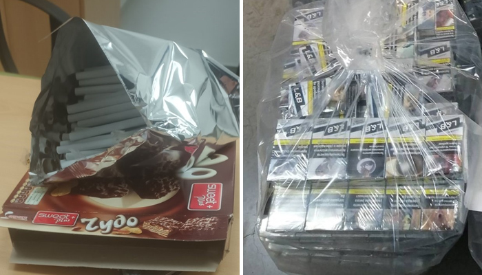 Митничари задържаха над 320 000 къса цигари в багажа на пътници на Летище Пловдив